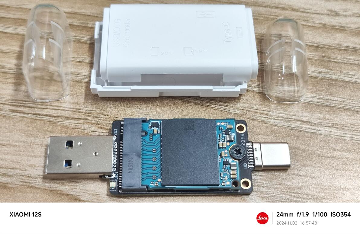 JMS583-2230固态硬盘盒-温度小测 - 哔哩哔哩