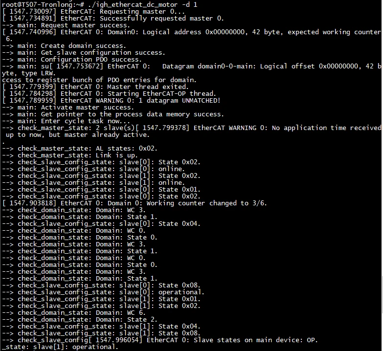 基于全志T507-H的Linux-RT + Igh EtherCAT主站案例分享 - 哔哩哔哩