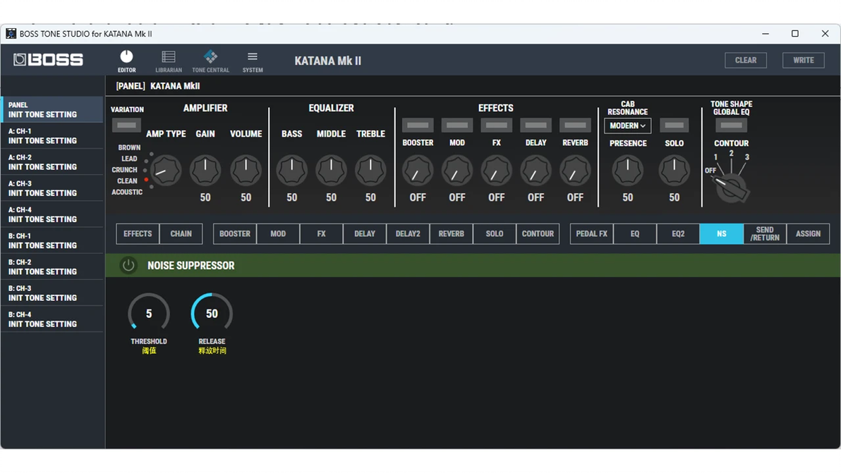BOSS TONE STUDIO软件指南 - 哔哩哔哩