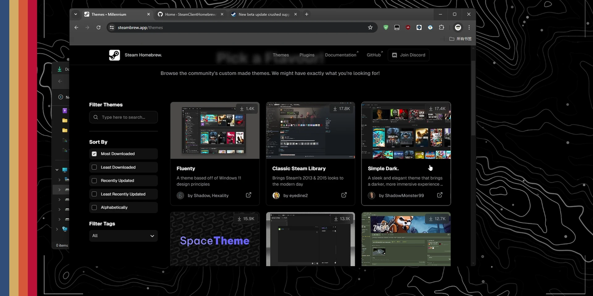 Millennium-新版Steam无法使用皮肤的新解决方案 - 哔哩哔哩