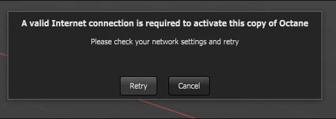 Octane错误"需要有效的互联网连接才能激活"如何解决 - 哔哩哔哩