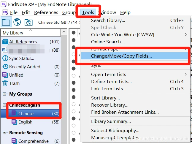 设置文末中文、英文参考文献排列顺序：EndNote - 哔哩哔哩