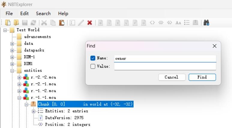 [Minecraft]运用NBT Explorer更改宠物的主人/解决MC宠物右键无反应的问题 - 哔哩哔哩