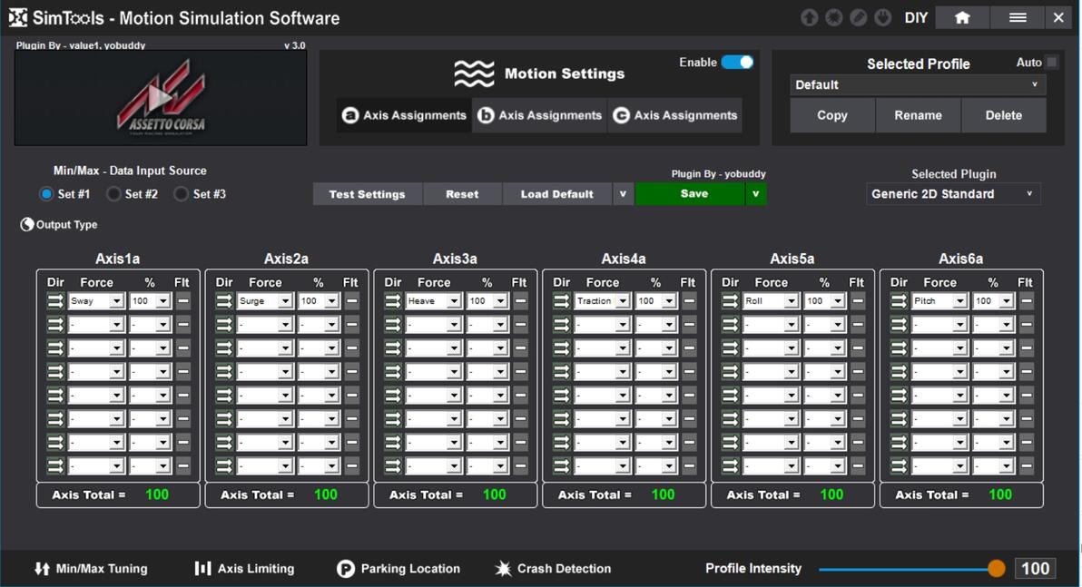 六轴动态模拟器 simtools设置教程说明 - 哔哩哔哩