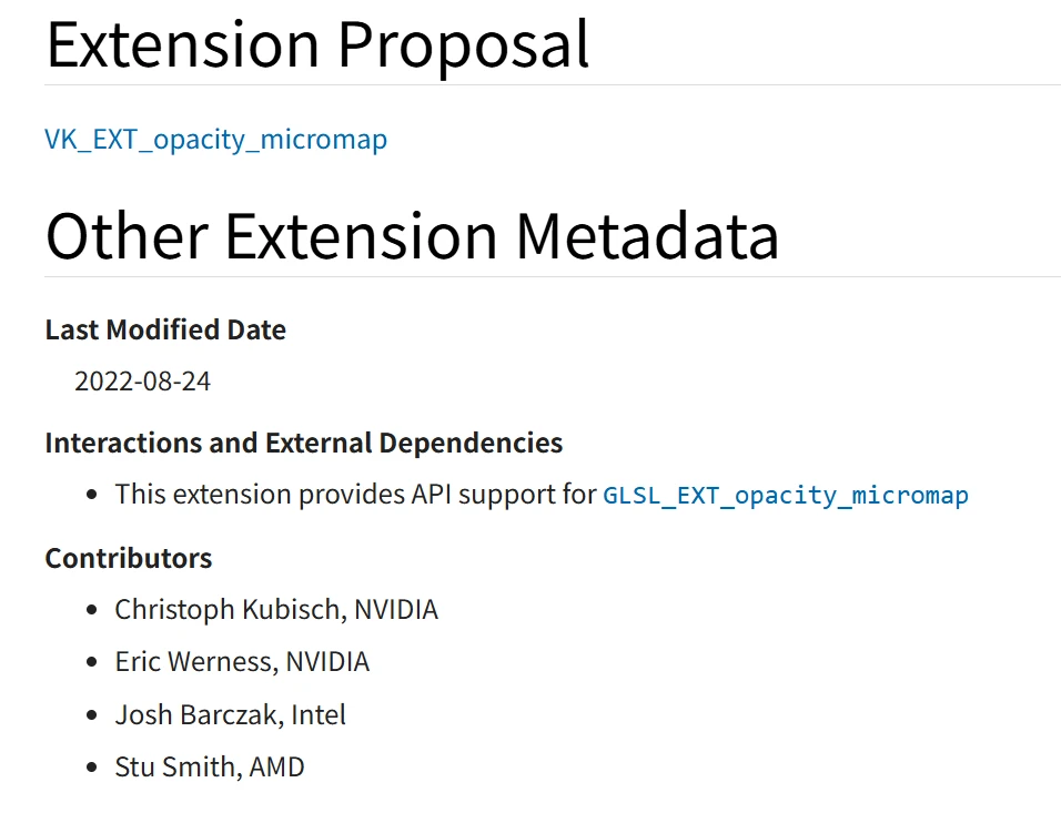 Opacity micro-maps arrays - 哔哩哔哩