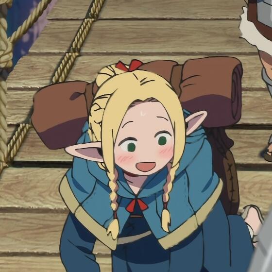 【自截／存档】《迷宫饭》——玛露西尔表情包＆头像（第一集） - 哔哩哔哩