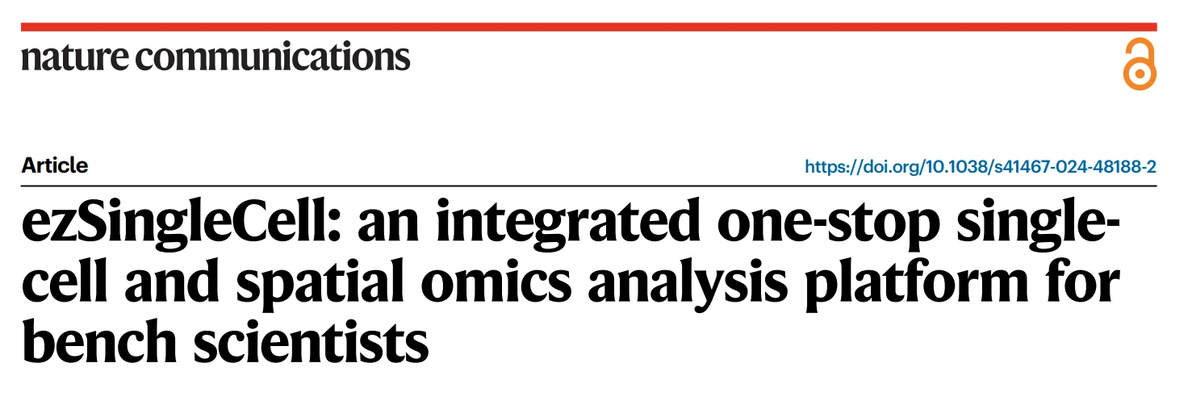 ezSingleCell || 零代码单细胞数据分析平台介绍 - 哔哩哔哩