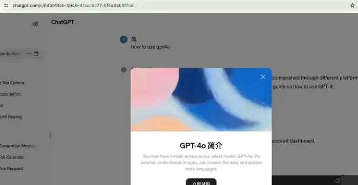 【GPT4o使用教程】如何使用GPT4o？使用 GPT-4o简单分步使用指南教程 - 哔哩哔哩