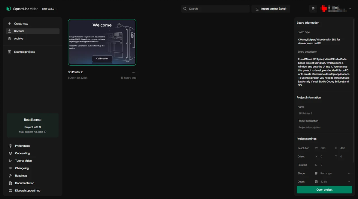 Squareline Vision 优雅的LVGL在线UI设计工具 - 哔哩哔哩
