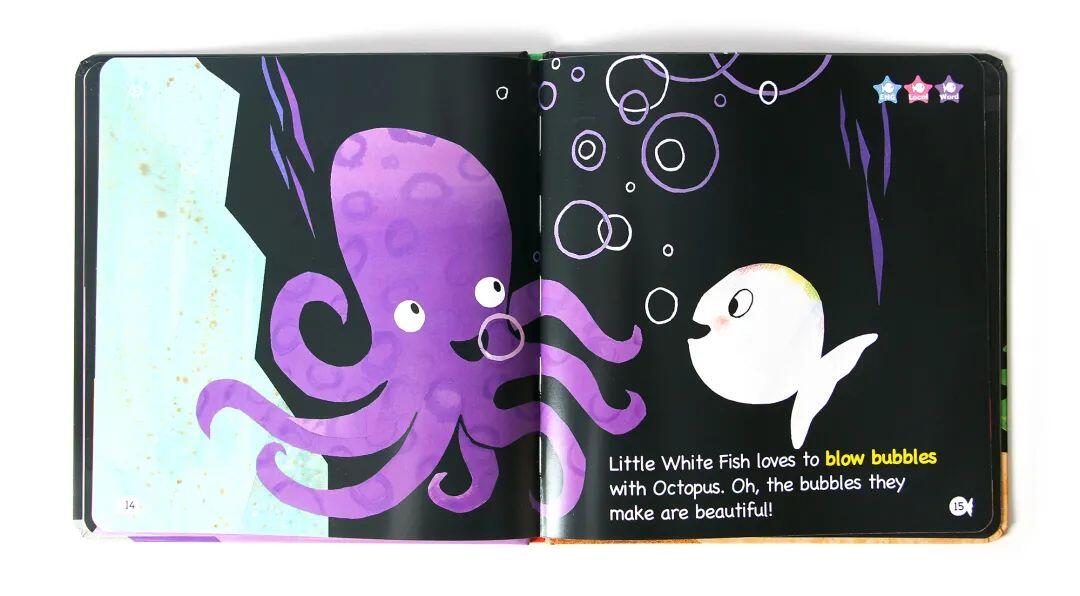 风靡全球的英文绘本《小白鱼Little white fish》全部配套视频和音频！ - 哔哩哔哩