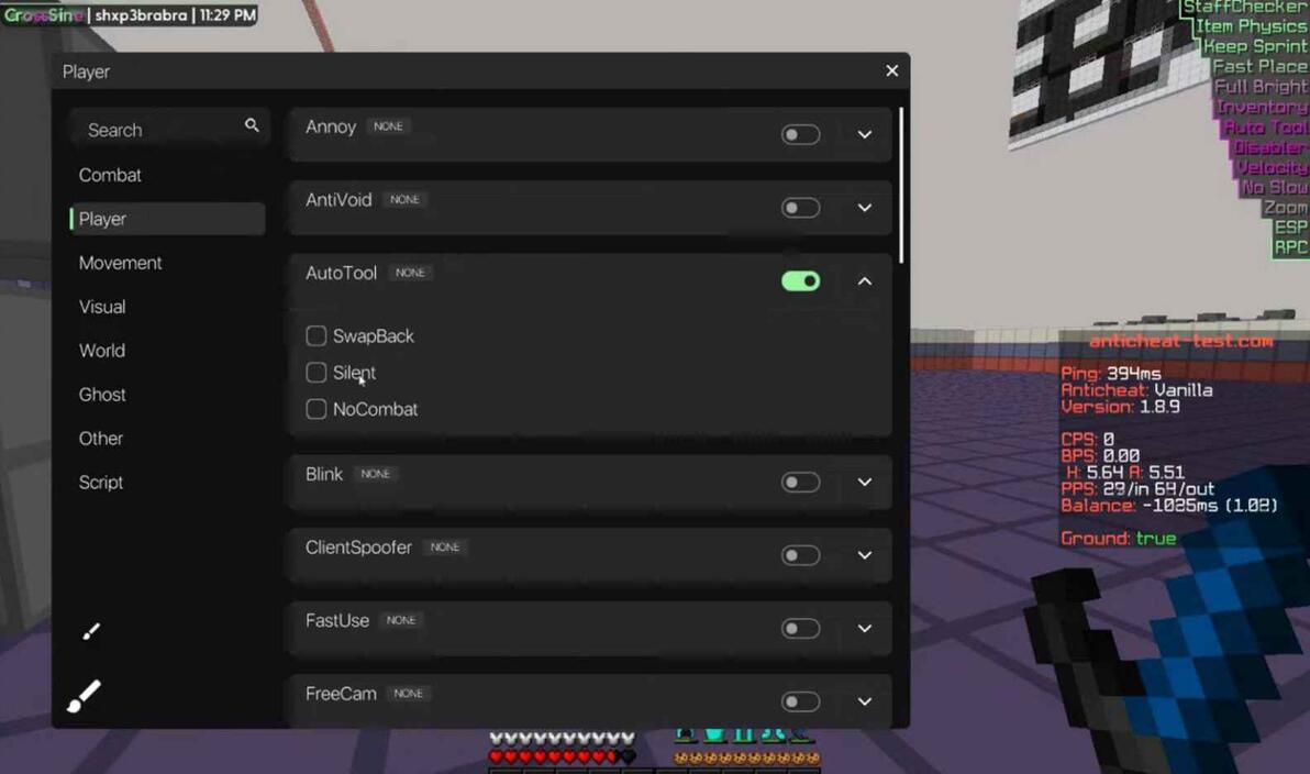 我的世界CrossSine Client MOD - 哔哩哔哩