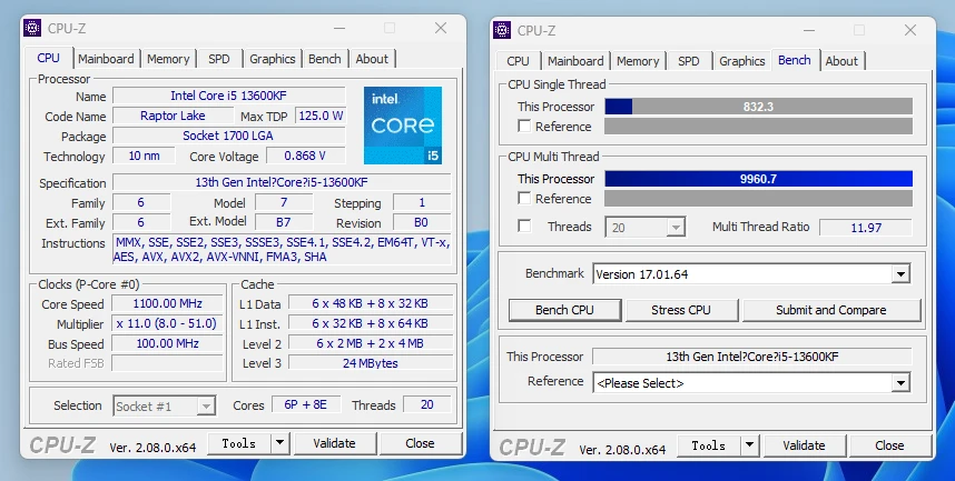 13600KF VS 13700KF 理论性能篇 - 哔哩哔哩