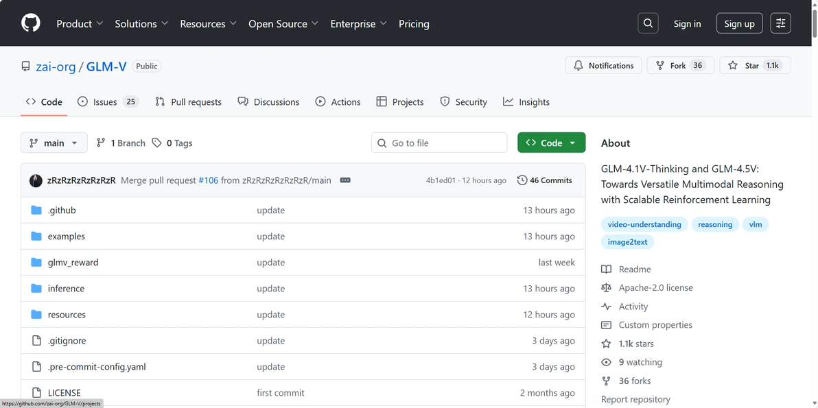 智谱开源全球100B级效果最佳的开源视觉推理模型：GLM-4.5V！ - 哔哩哔哩