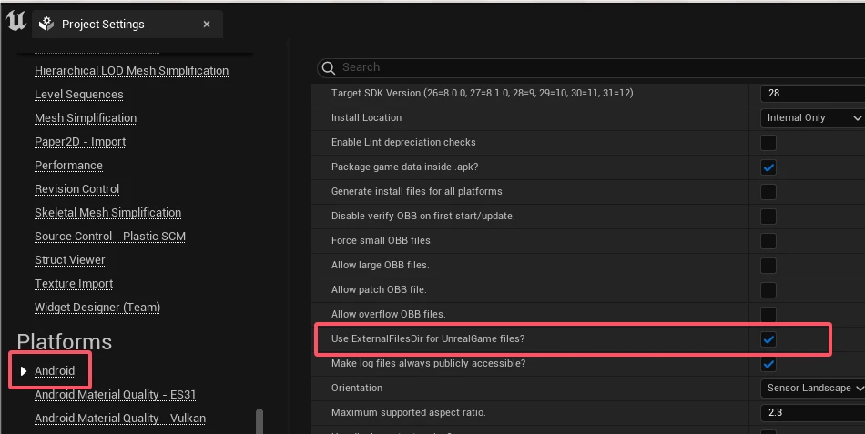 【UE5】打包的apk为什么总是在启动时申请存储权限？即使是Shipping包 - 哔哩哔哩