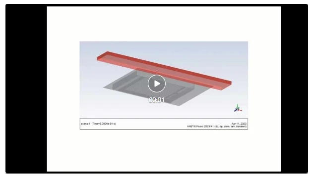 案例分享 | 封装Underfill底部填胶工艺Ansys Fluent分享 - 哔哩哔哩