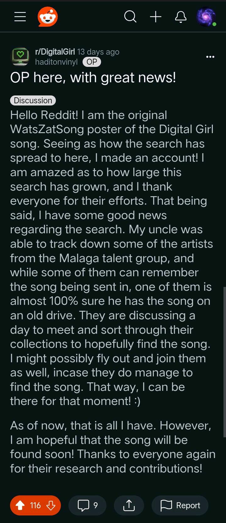 【FAKE LOSTWAVE】失传歌曲史上最大骗局“Digital Girl”（Lost In The Code） - 哔哩哔哩