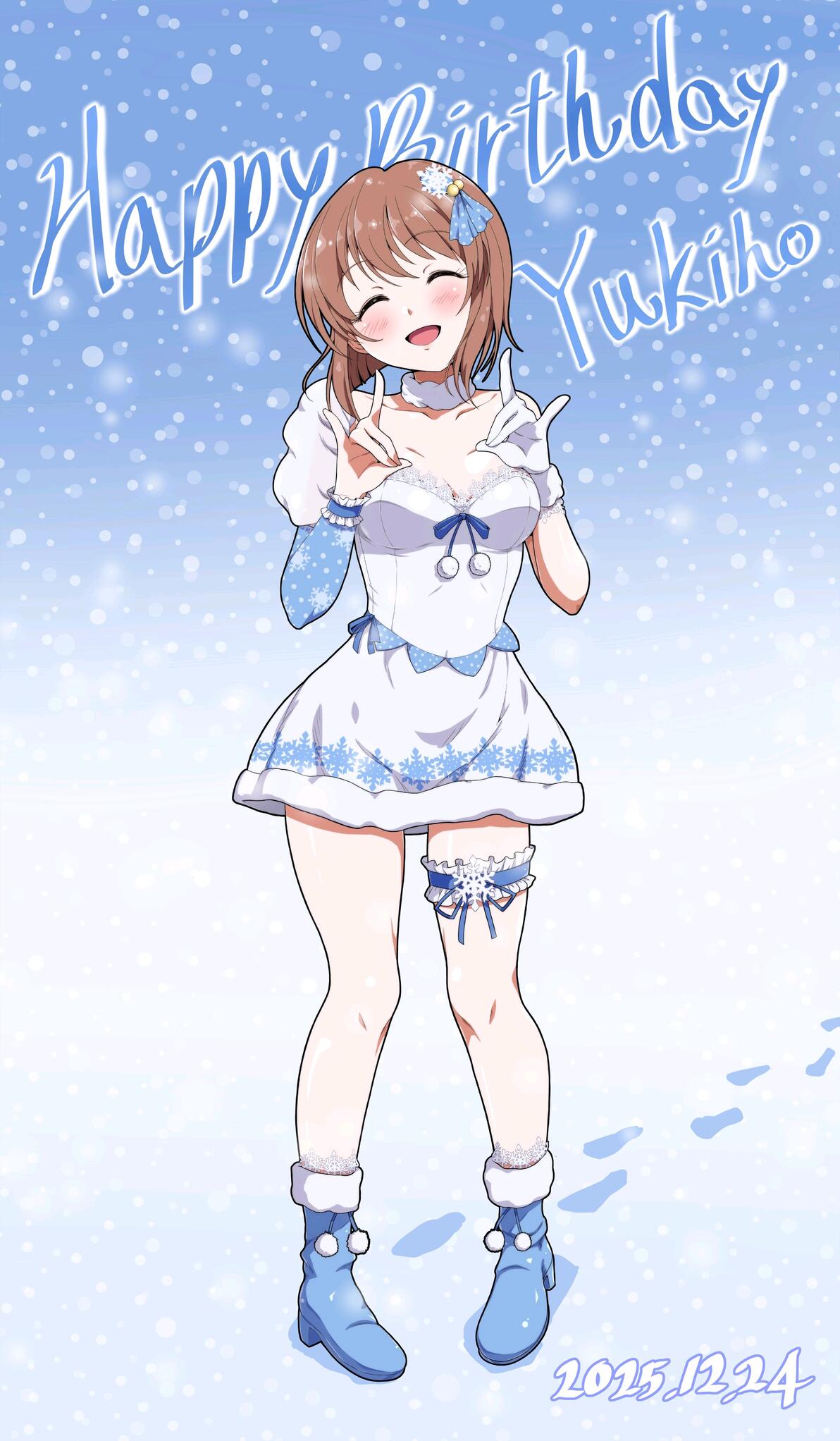 2025年萩原雪歩生日賀圖 - 哔哩哔哩