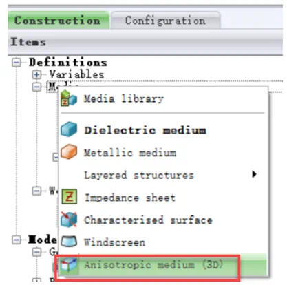 FAQ1：FEKO材料参数定义方法 - 哔哩哔哩