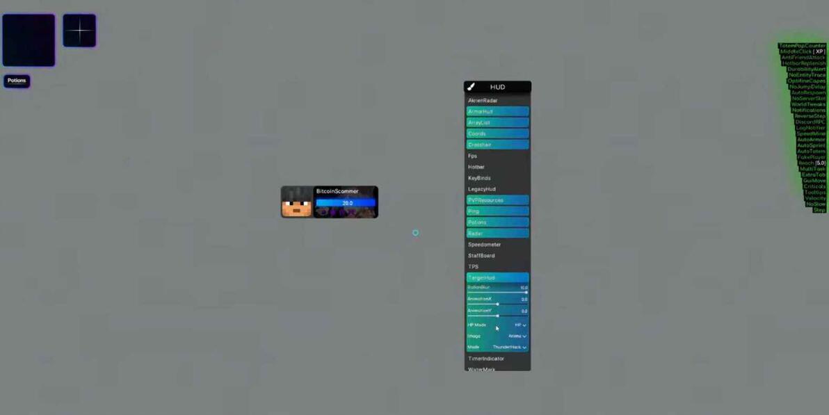 我的世界ThunderHack Recode Client MOD - 哔哩哔哩