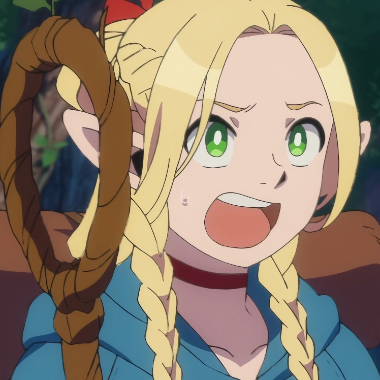 【自截／存档】《迷宫饭》——玛露西尔表情包＆头像（第一集） - 哔哩哔哩