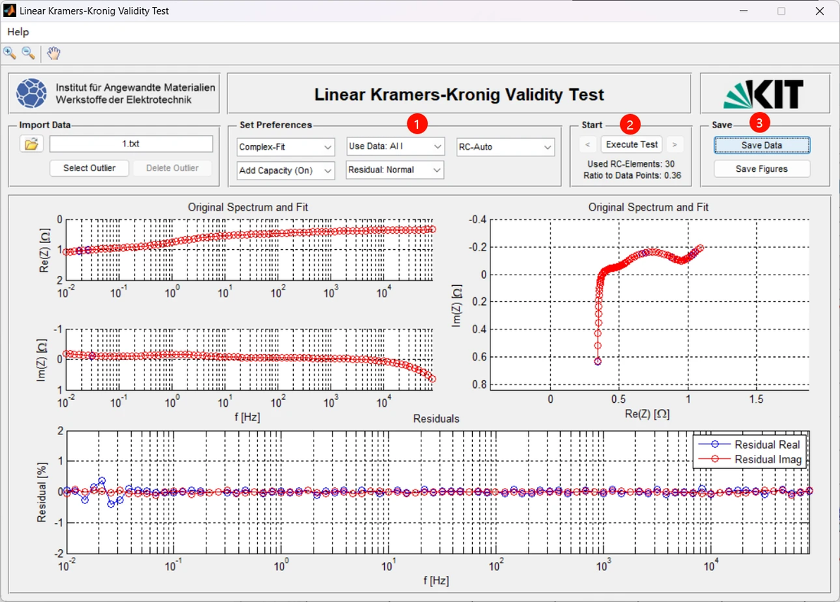 电化学阻抗谱（4）——Lin_KK软件的安装与使用 - 哔哩哔哩