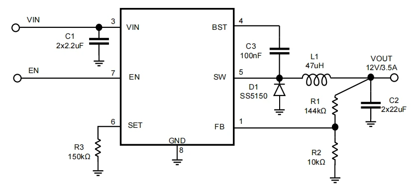 4.5V-100V宽压输入的DC-DC降压BUCK电路芯片 - 哔哩哔哩