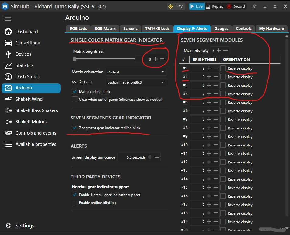 Simhub模拟赛车仪表DIY后的软件配置，让正确的信息显示在对应的屏幕模块上 - 哔哩哔哩