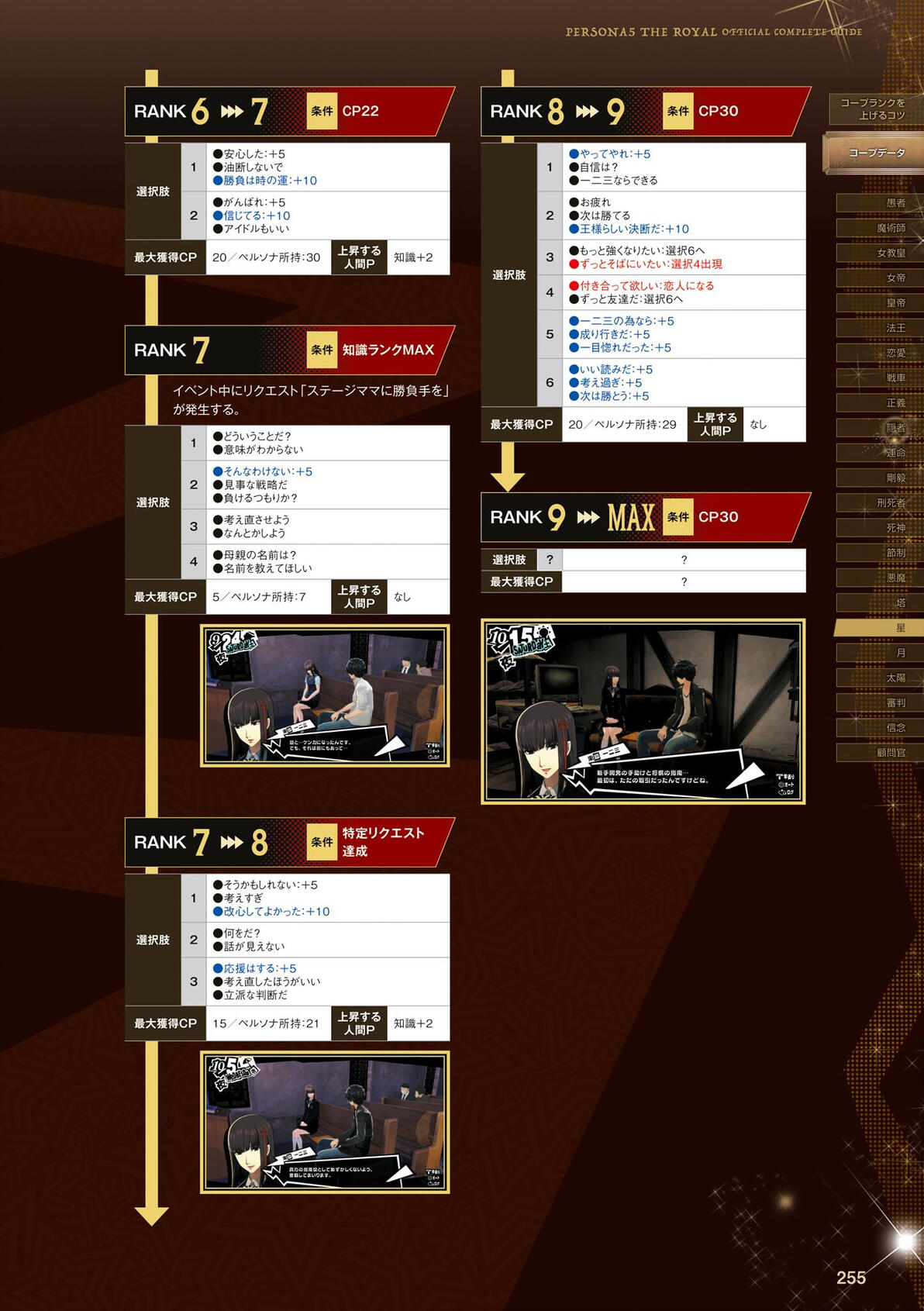 P5R攻略集女性角色COOP协助者篇（日文） - 哔哩哔哩