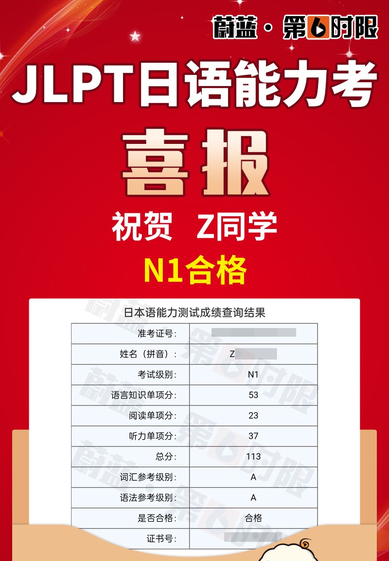 12月JLPT日语能力考成绩喜报！看看大神是怎样炼成的！ - 哔哩哔哩
