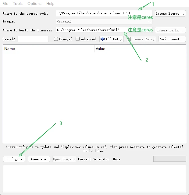 Visual Studio2022安装配置非线性优化库ceres1.13 - 哔哩哔哩