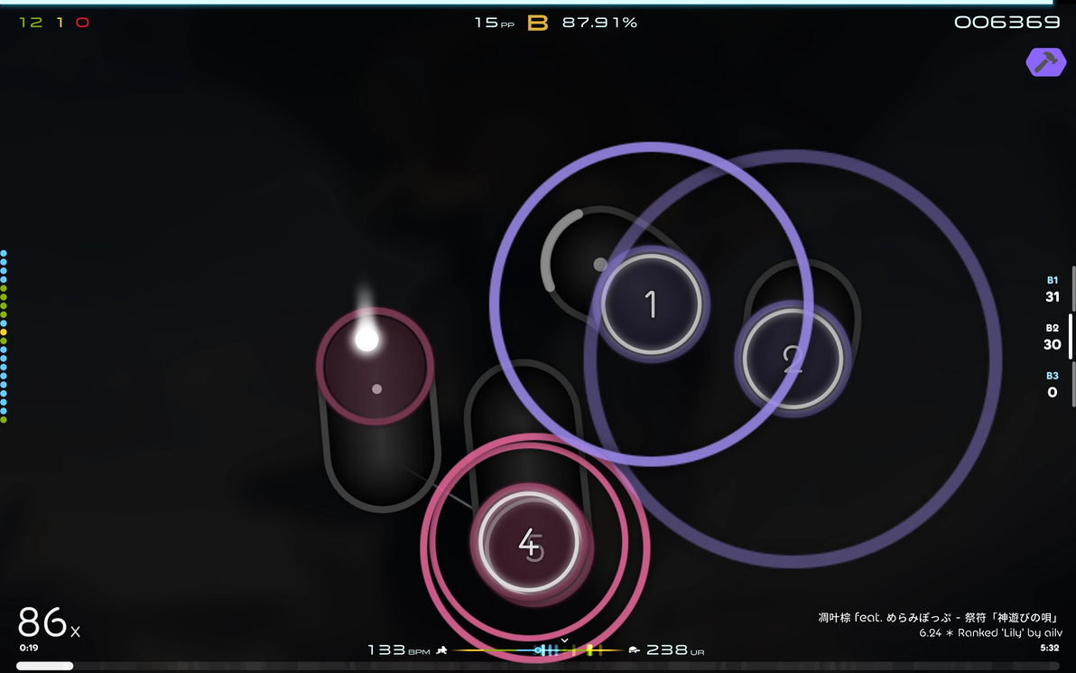 KaKKeY: skin for osu!lazer (STD) - 哔哩哔哩