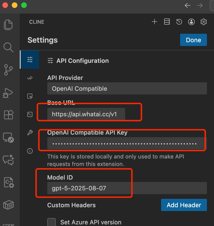 VSCode插件Cline使用+配置：从入门到进阶的完整教程（含国内直连GPT-5.1/Claude配置） - 哔哩哔哩