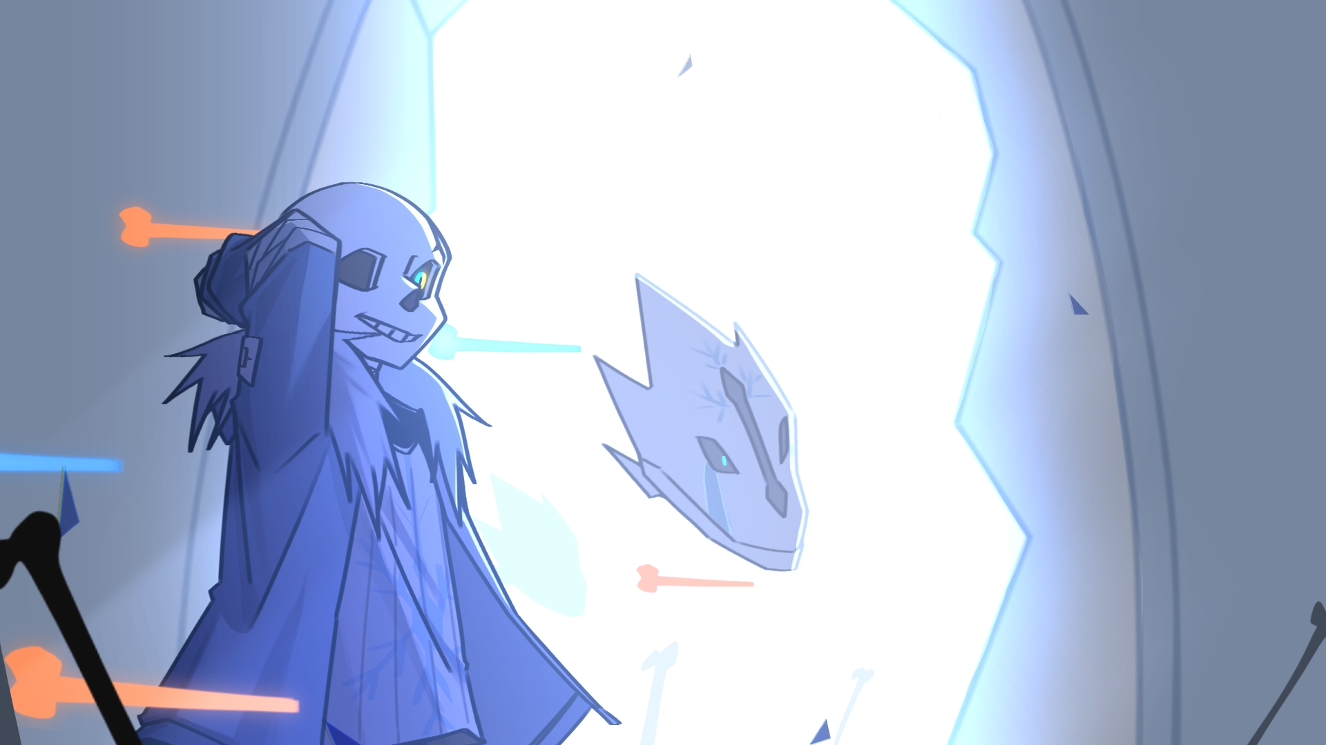 国人AU–传说之下:极寒地带 Frost sans设定介绍 - 哔哩哔哩