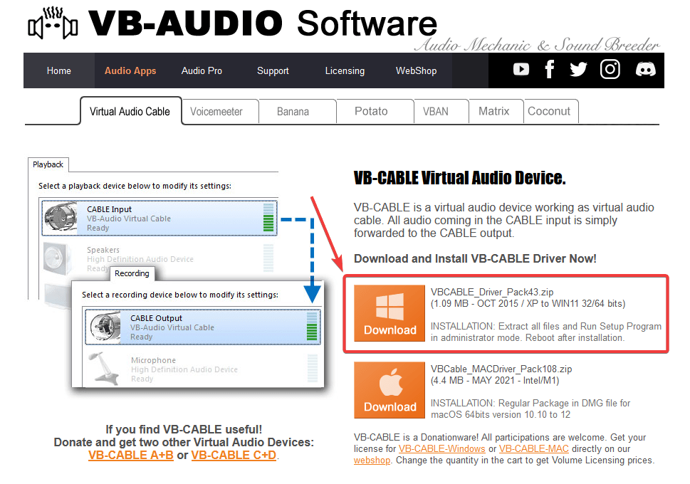 直播分离需要分离特定应用声轨怎么办？——虚拟声卡工具VB-CABLE使用教程 - 哔哩哔哩
