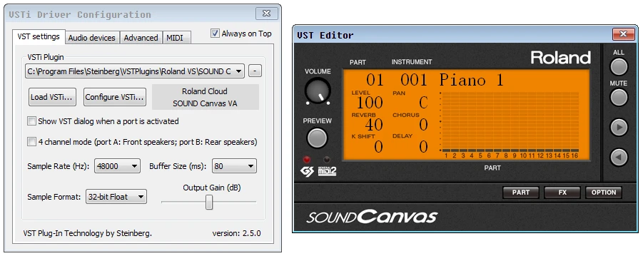 配置Roland SCVA软音源(基于VST MIDI Driver) - 哔哩哔哩