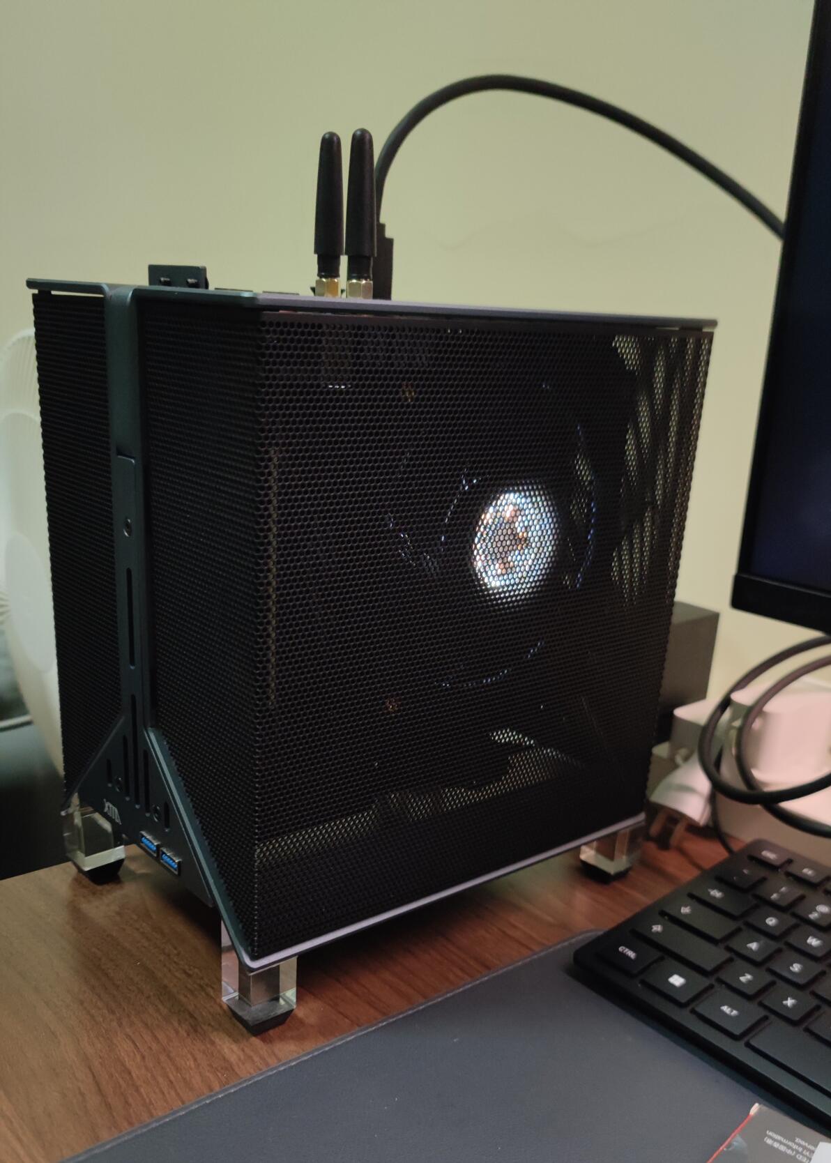 开放式ITX主机Xproto-mini（ 第二台：5600+4060） - 哔哩哔哩