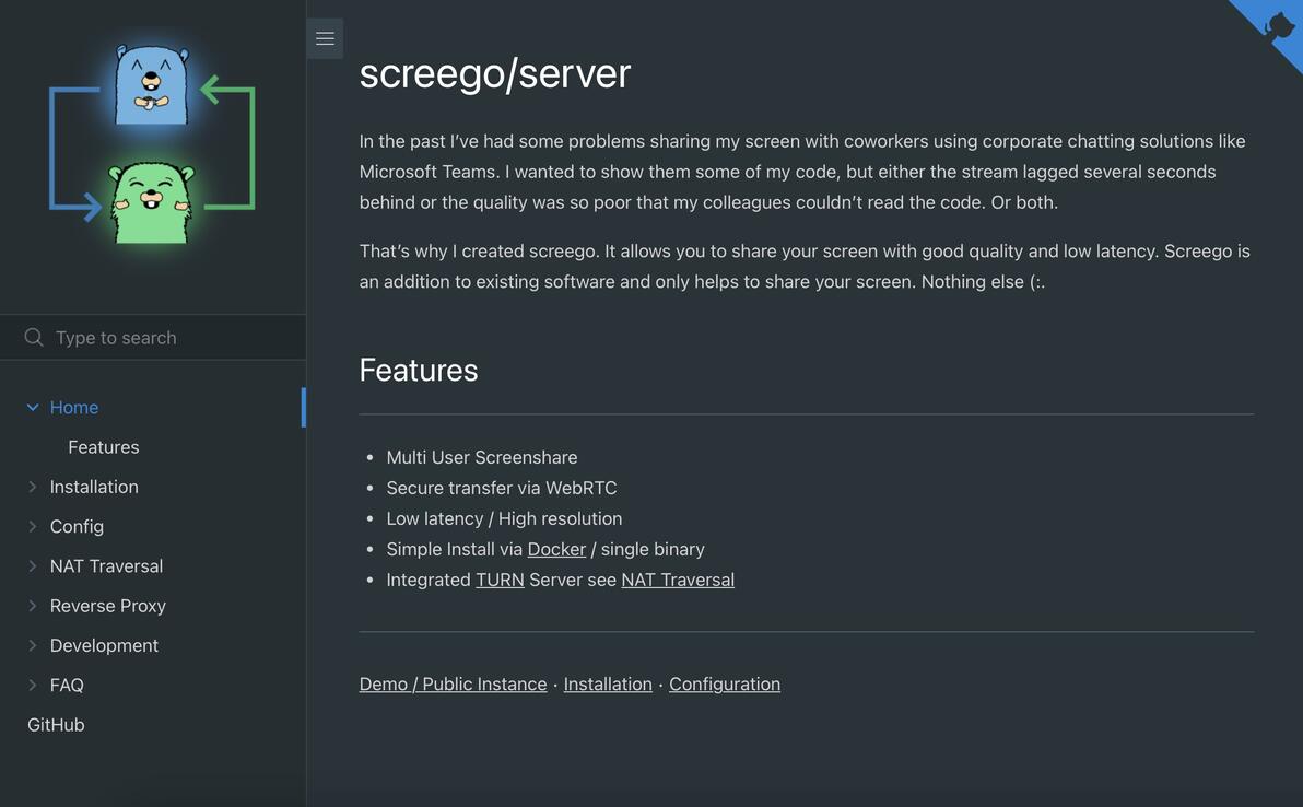 1Panel应用推荐：Screego开源屏幕共享工具 - 哔哩哔哩
