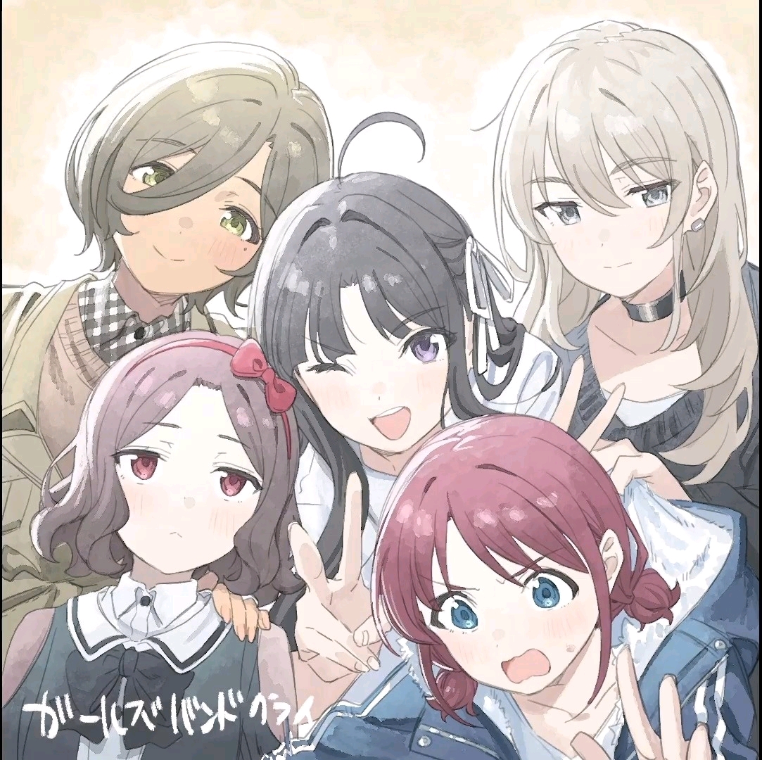 《GIRLS BAND CRY》插画(99张) - 哔哩哔哩