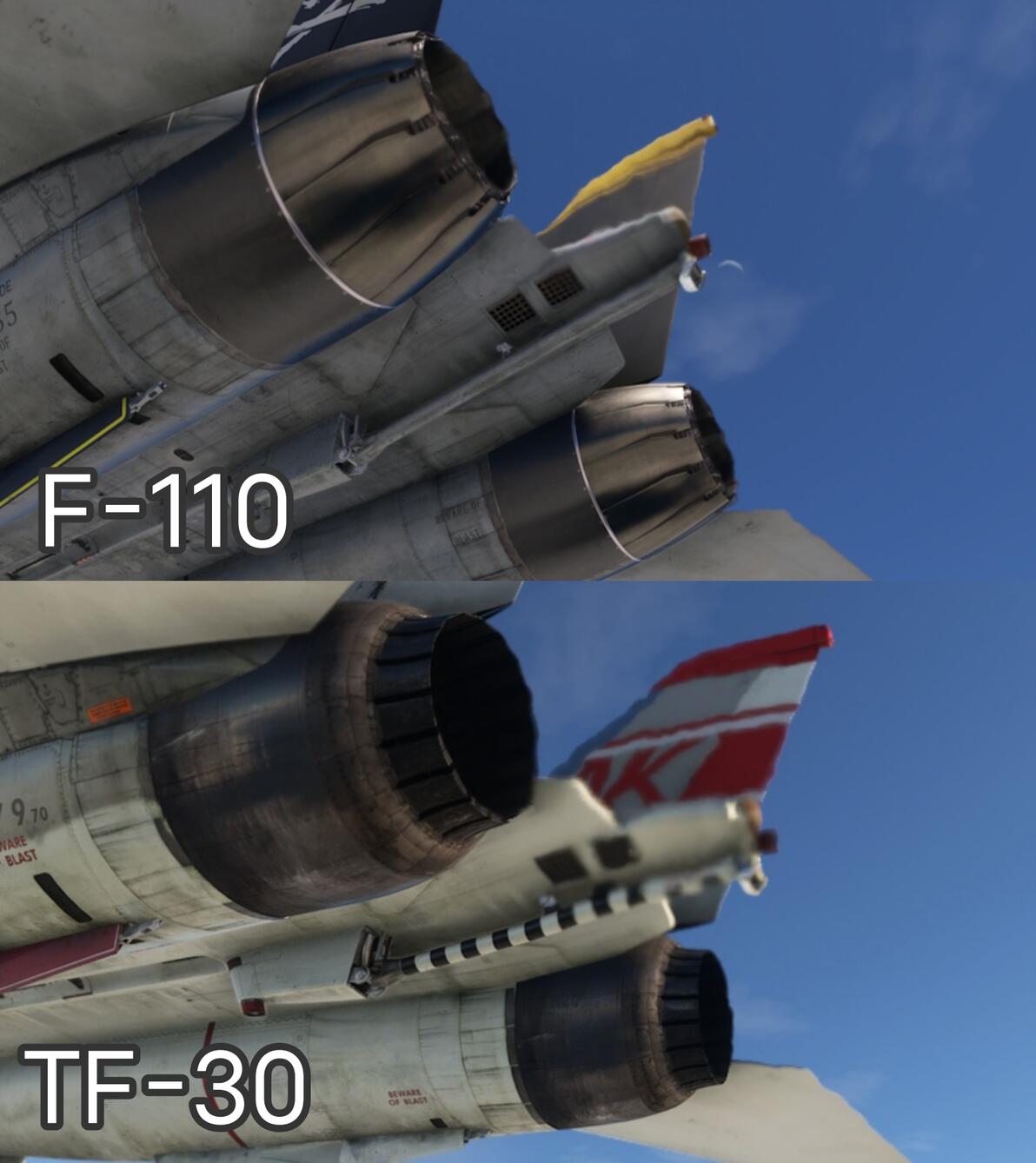 区分F-14的ABD型号的简单方法以及F-14是第几代战机 - 哔哩哔哩