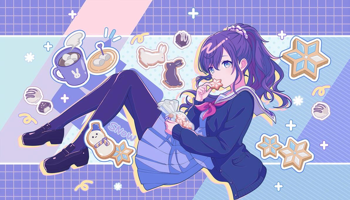 【pjsk】朝比奈真冬4K高画质卡面合集 - 哔哩哔哩