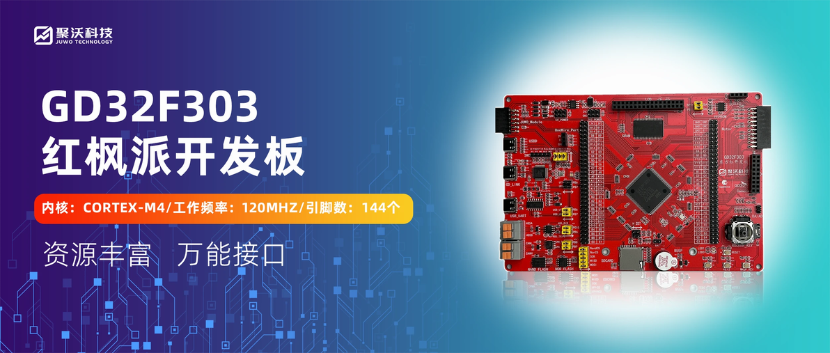 【GD32F303红枫派使用手册】1、 RCU-时钟配置及输出实验 - 哔哩哔哩
