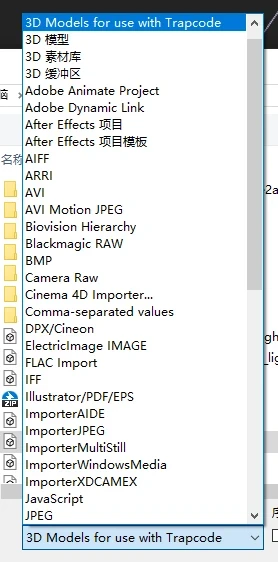 AE导入模型显示3D model for use with Trapcode方法 - 哔哩哔哩
