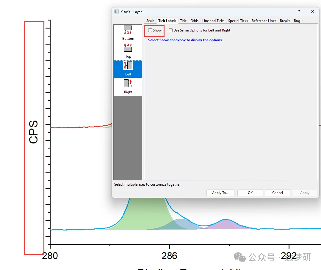 【科研软件】【Origin】【Avantange】4.XPS叠加及填充一段曲线下面积 - 哔哩哔哩