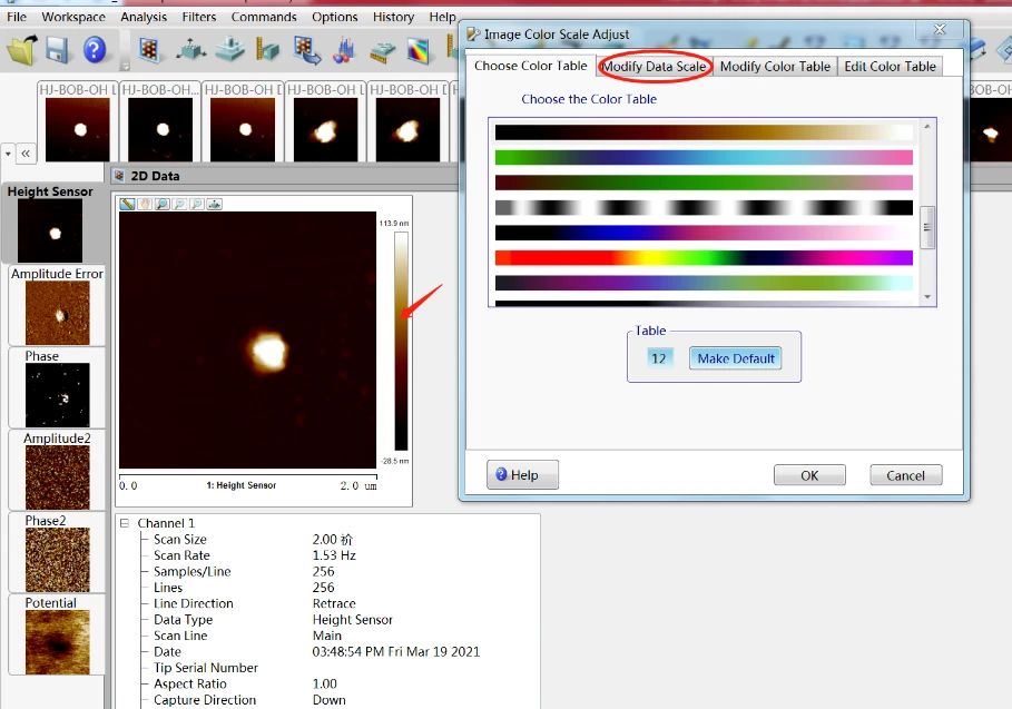 科研工具 | AFM图片处理——保姆级教程（一） - 哔哩哔哩