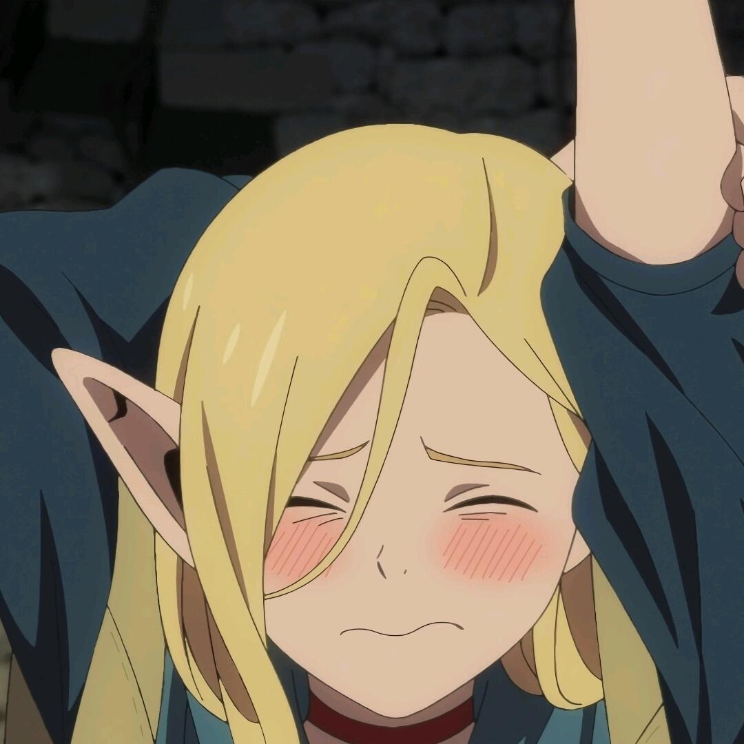 【自截／存档】《迷宫饭》——玛露西尔表情包＆头像（第九集）. - 哔哩哔哩