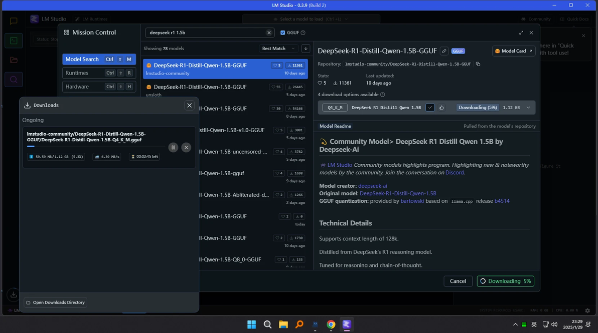 【解决方案】lmstudio搜索模型报错，设置Hugging Face代理 - 哔哩哔哩