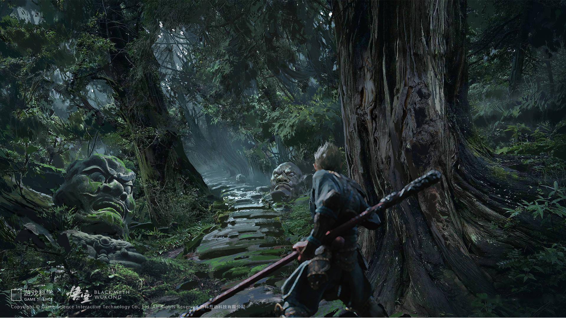 《黑神话 悟空》官方常见大量精美概念原画公布 - 哔哩哔哩