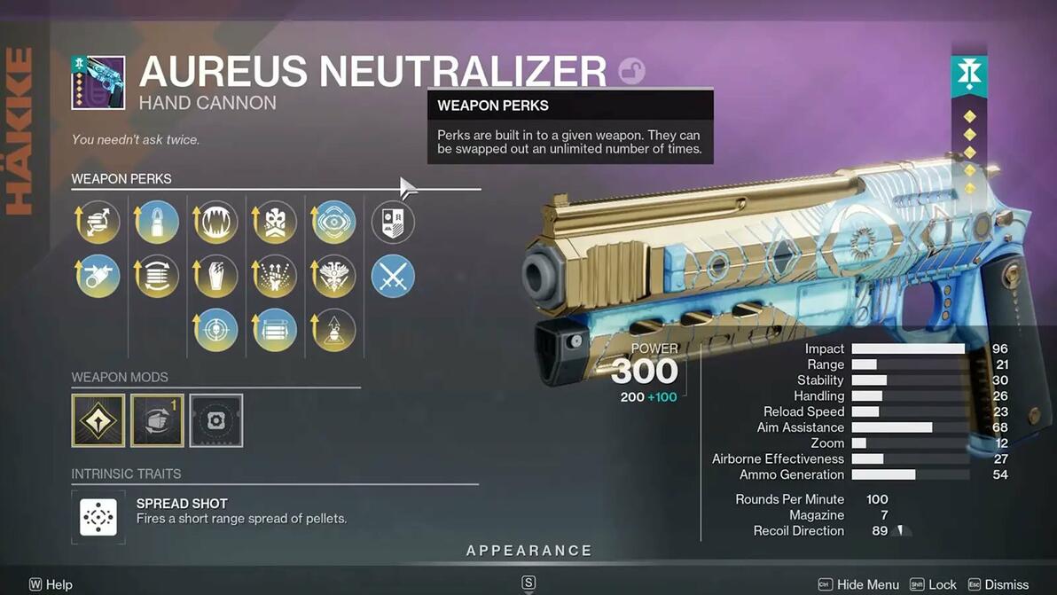 《命运2：宿命边缘》所有传说武器一览：PERK池，新特性和原始特性效果 - 哔哩哔哩