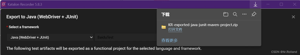 基于Selenium WebDriver和Katalon Recorder进行脚本的录制、编辑、回放的Web应用功能 - 哔哩哔哩