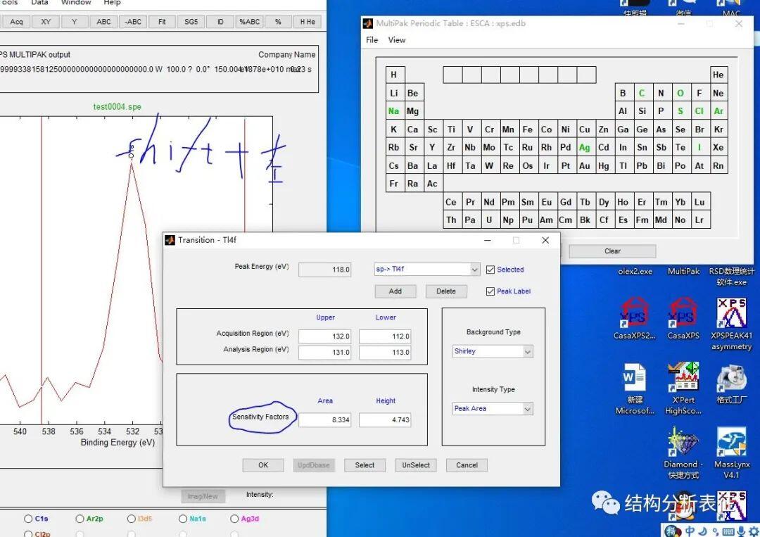 XPS和AES的专业数据分析软件MultiPak安装教程，以及使用教程！ - 哔哩哔哩
